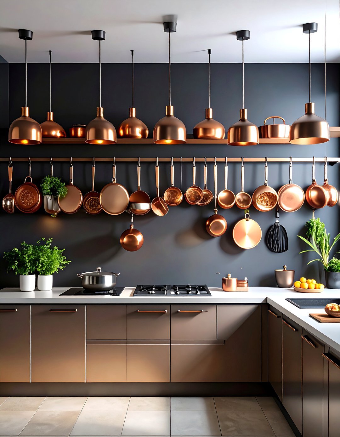 24 Black and Copper Kitchen Ideas for Warm Design Today - Too Much Time