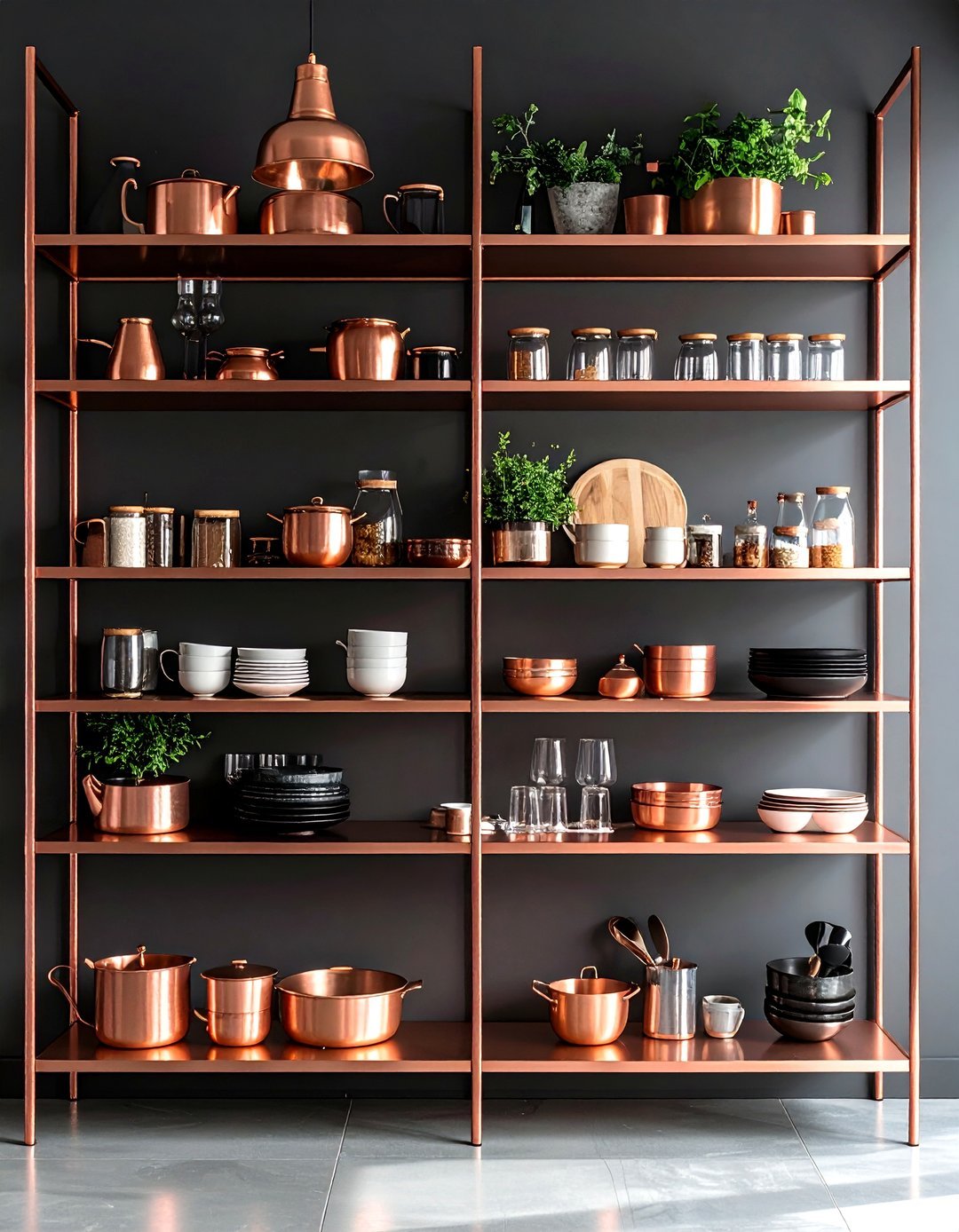 24 Black and Copper Kitchen Ideas for Warm Design Today - Too Much Time