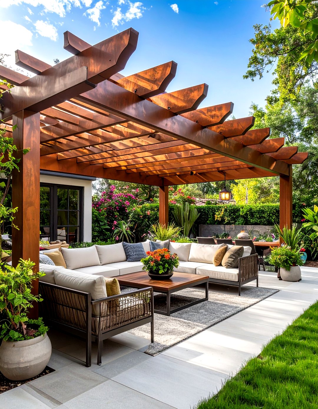 24 Pergola Roof Ideas for Weather Protection and Charm - Too Much Time