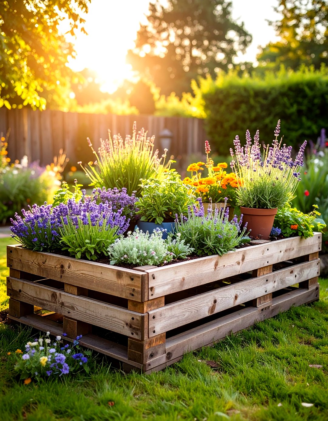 24 Vertical Pallet Garden Ideas: Space-saving Tips - Too Much Time