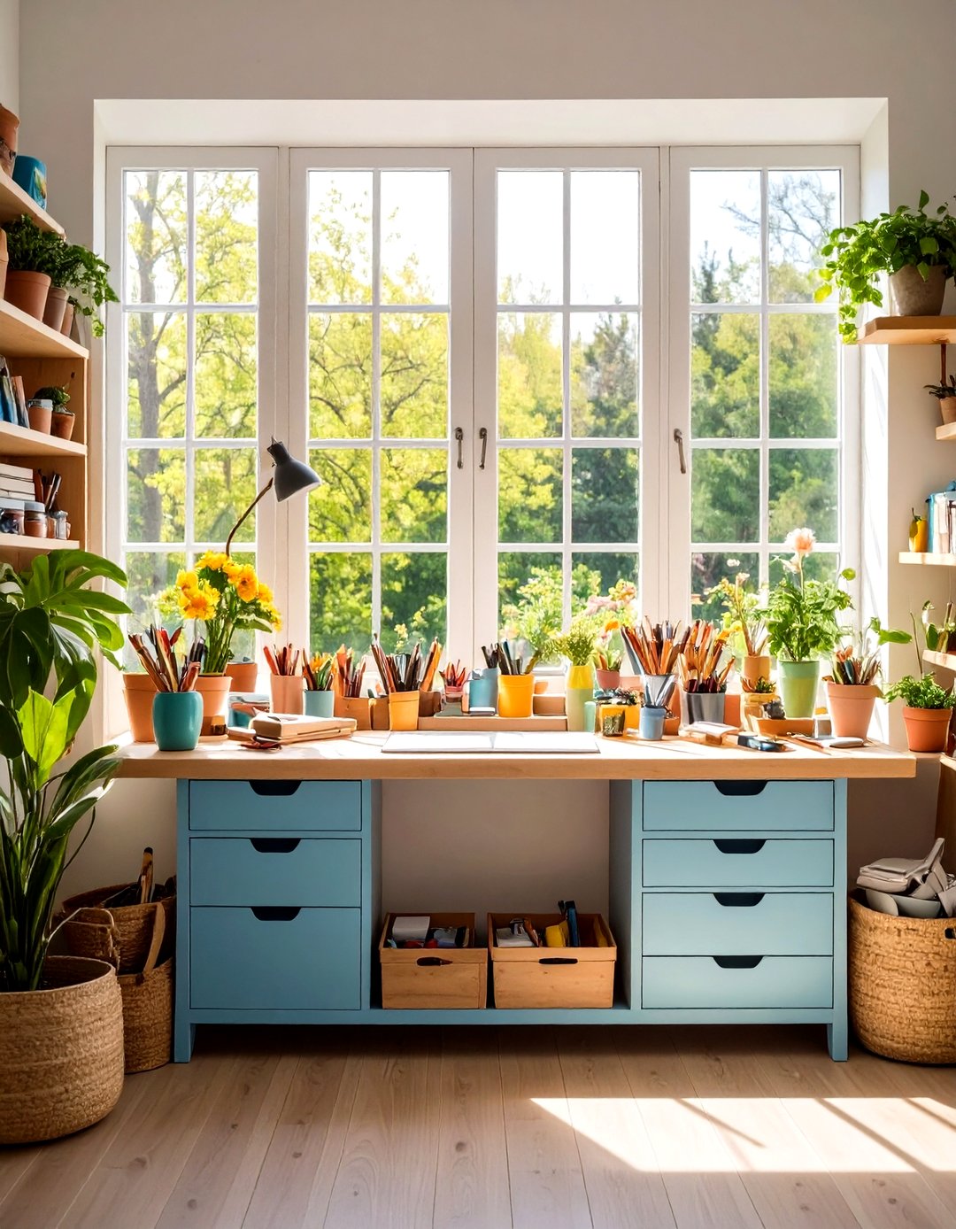 24 Desk in Front Of Window Ideas: Bright, Functional - Too Much Time