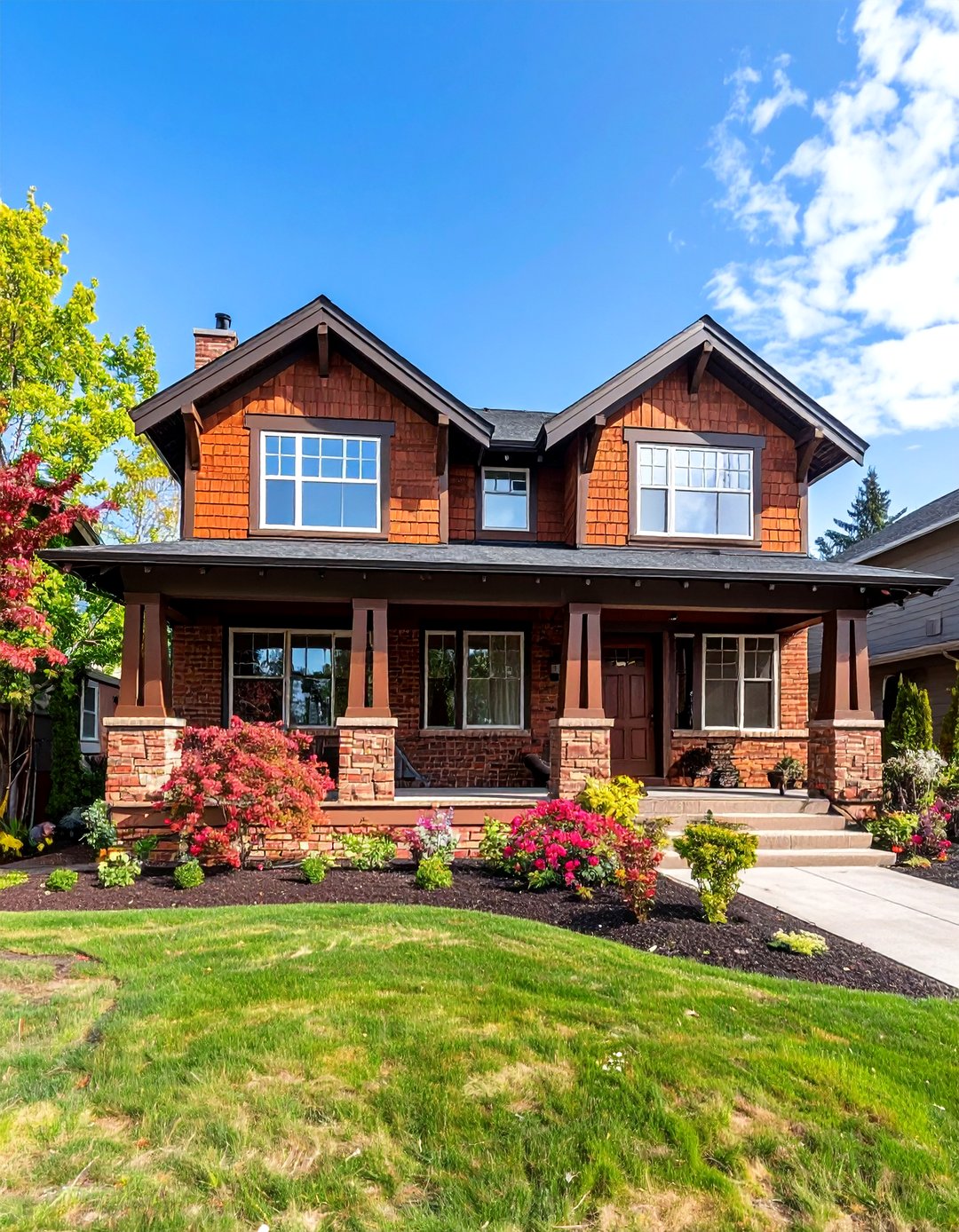 24 Brown Brick Exterior Home Ideas for Bold Facades - Too Much Time