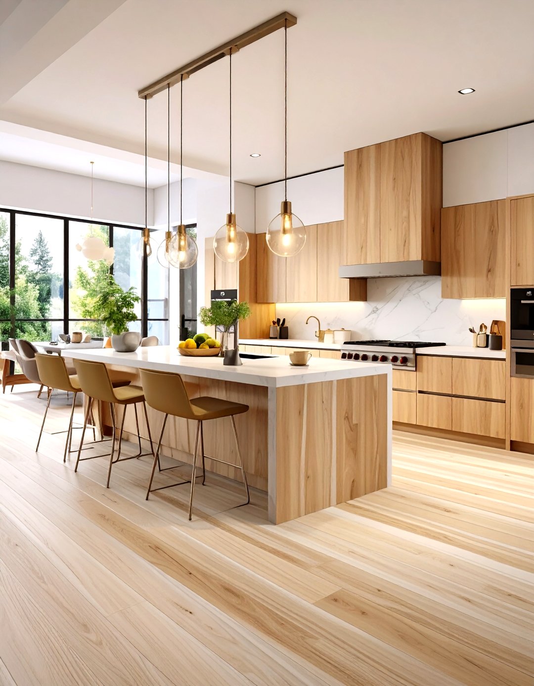 24 Travertine Floor Kitchen Ideas for a Warmer Kitchen - Too Much Time