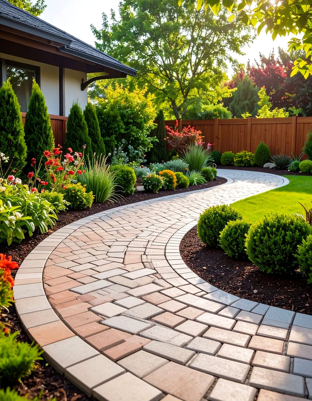 24 Herringbone Brick Patio Designs for Elegant Patios - Too Much Time