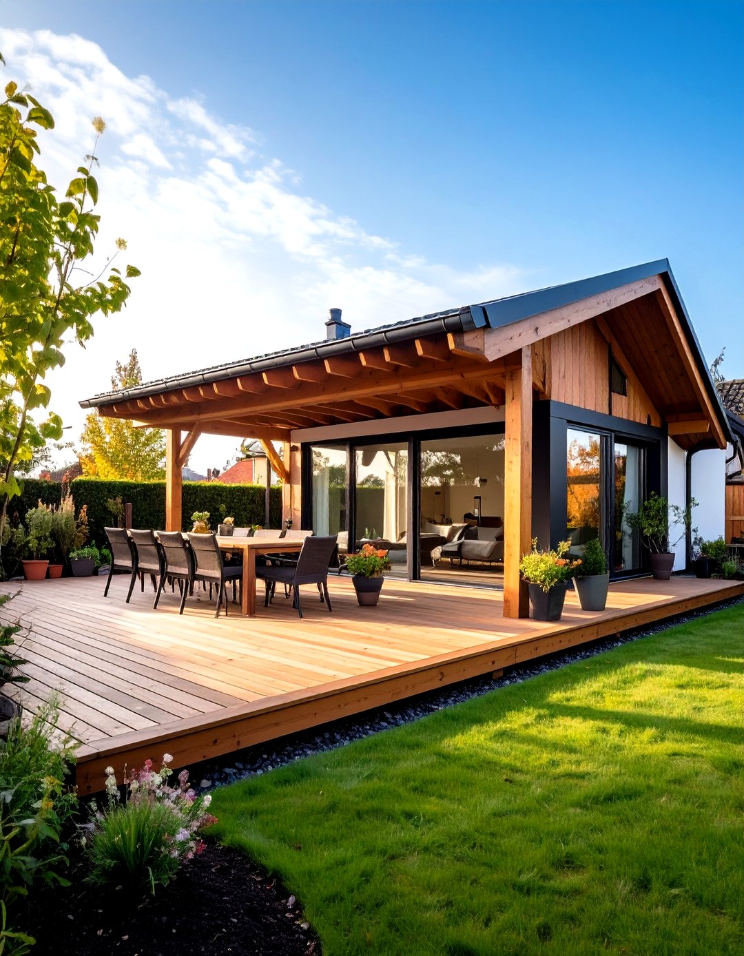 24 Gable Patio Roof Design Ideas for Stylish Shade - Too Much Time