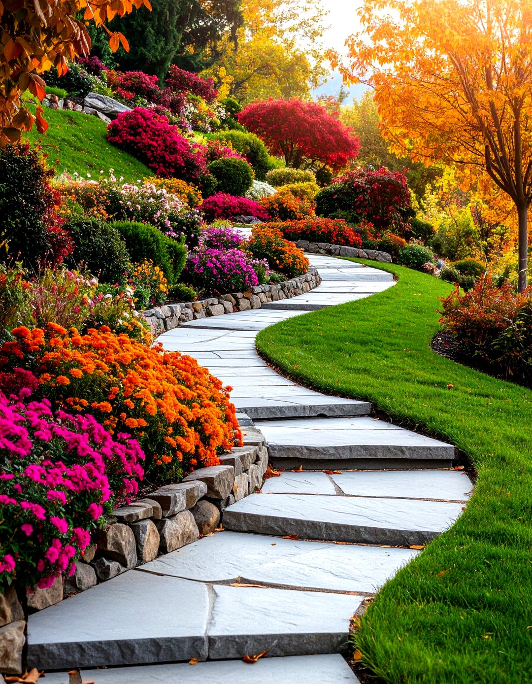 24 Curved Walkway Ideas for Outdoors and Walkways Today - Too Much Time