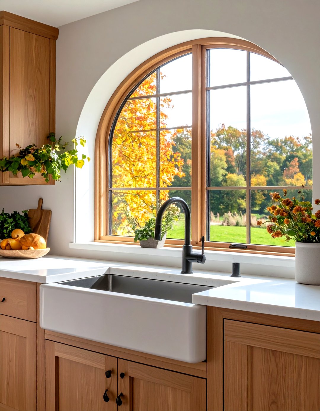24 Kitchen Window Ideas Over Sink to Brighten Counters - Too Much Time