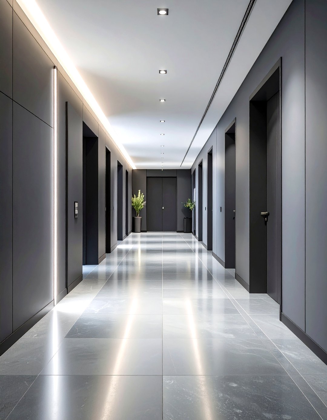 24 Dark Hallway Ideas for Dramatic Entryways Today - Too Much Time