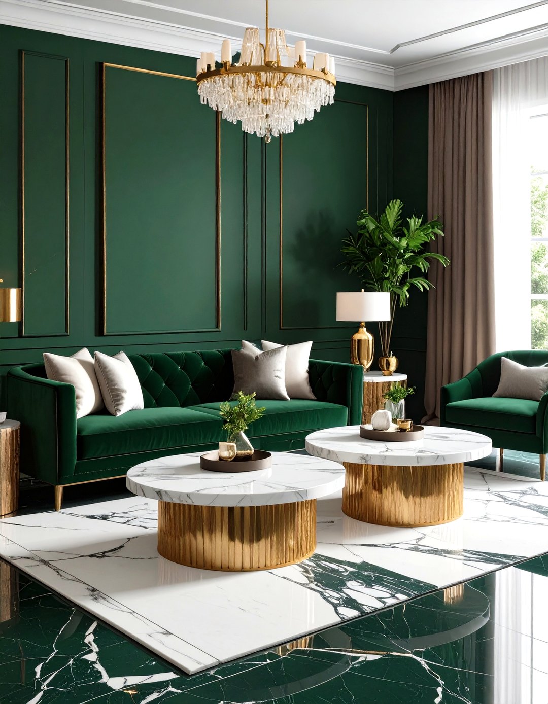 24 Dark Green Living Room Ideas for Modern Homes Today - Too Much Time