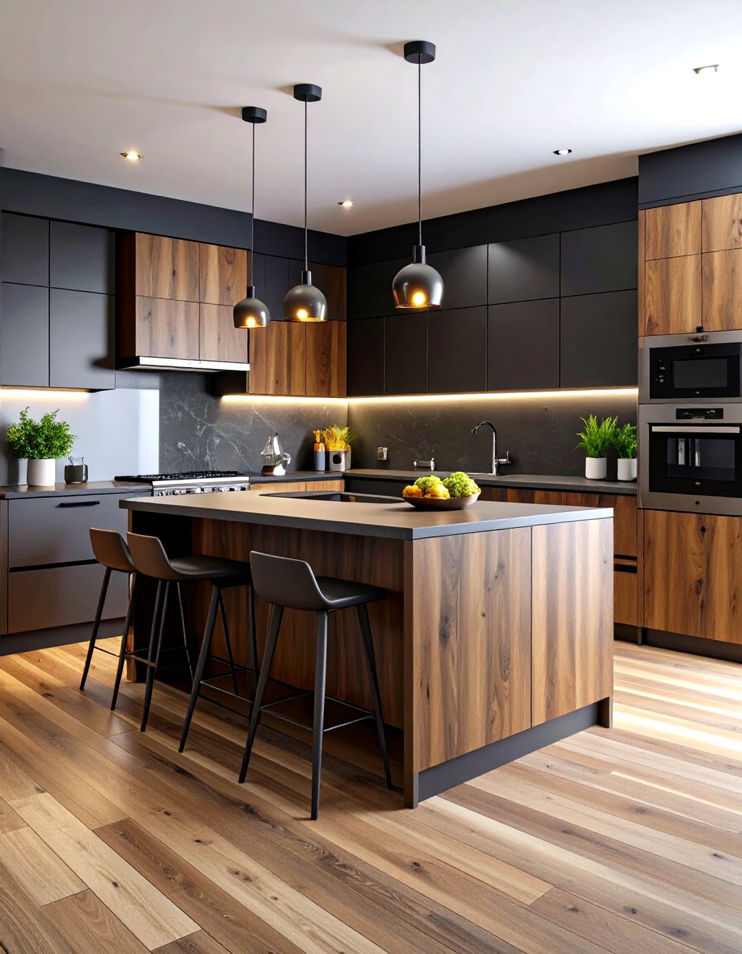 24 Dark Wood Kitchen Cabinets for Timeless Style Today. - Too Much Time