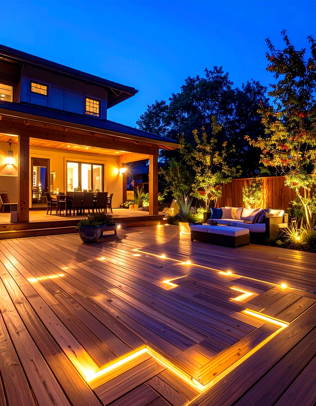 24 Deck Lighting Ideas to Brighten Outdoor Evenings - Too Much Time