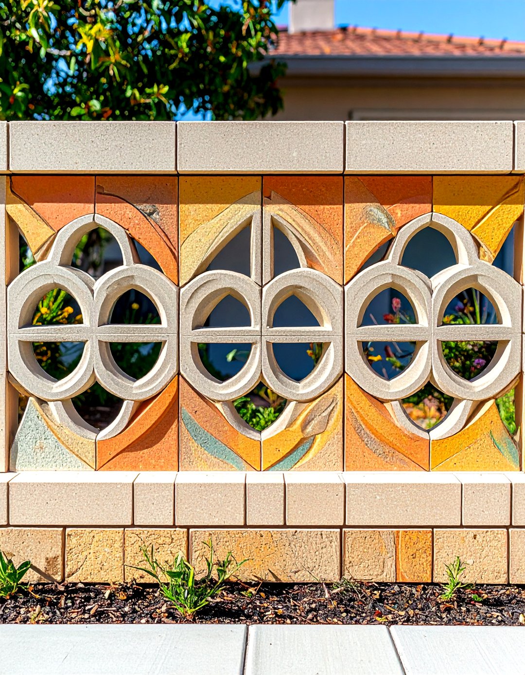 24 Cinder Block Fence Ideas: Sturdy, Decorative Walls Now - Too Much Time