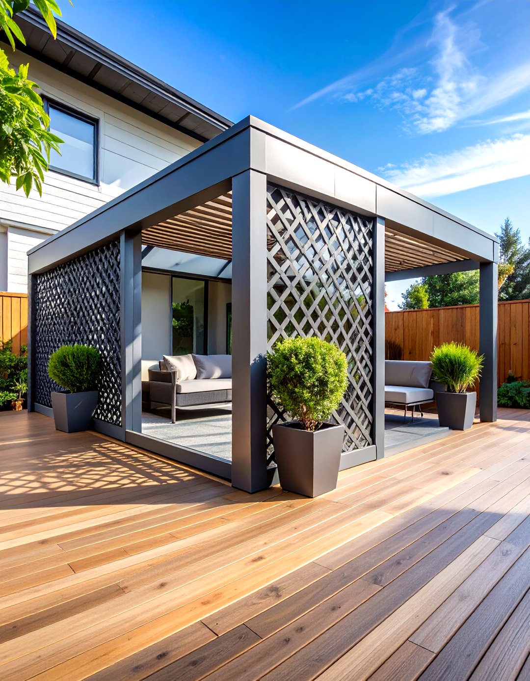 24 Deck Lattice Ideas to Add Style and Shade On Decks - Too Much Time