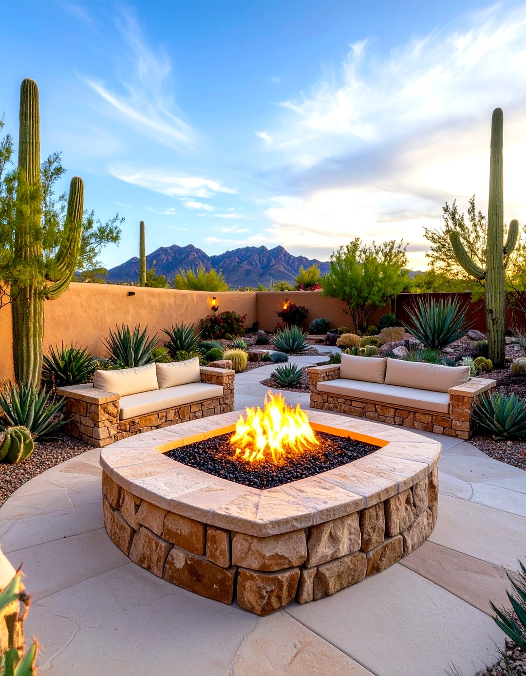 24 Sunken Fire Pit Ideas to Elevate Outdoor Dining - Too Much Time
