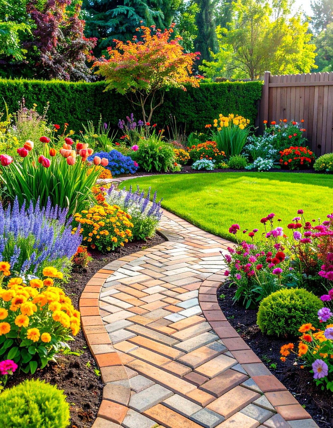 24 Brick Edging Ideas to Elevate Paths and Borders - Too Much Time