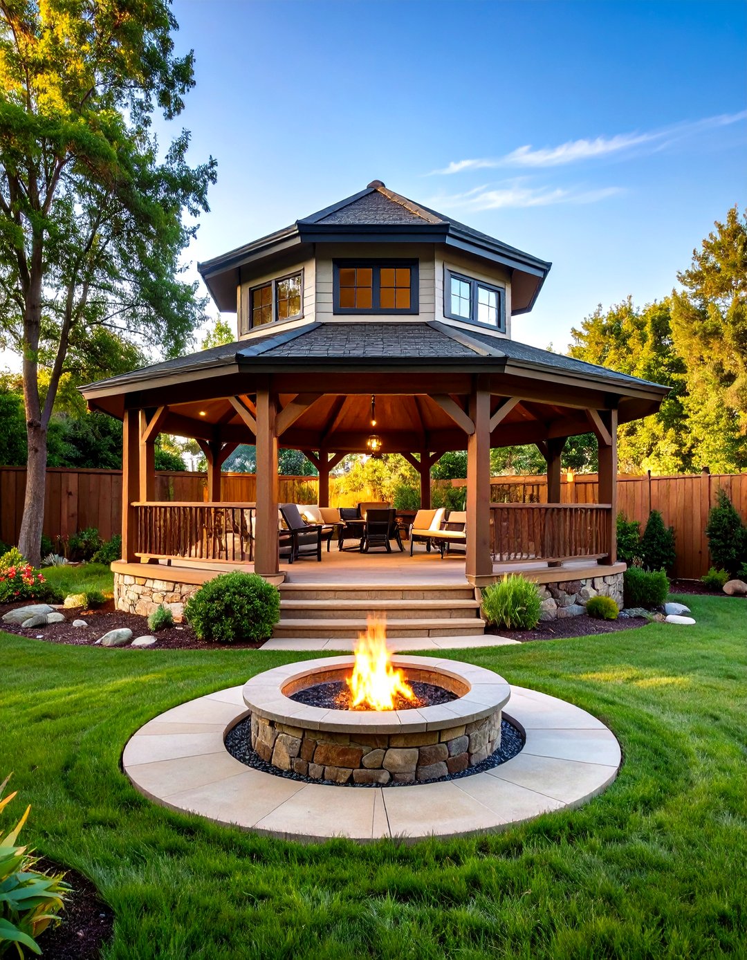 24 Gazebo with Fireplace: Stylish Shelter for Evenings - Too Much Time