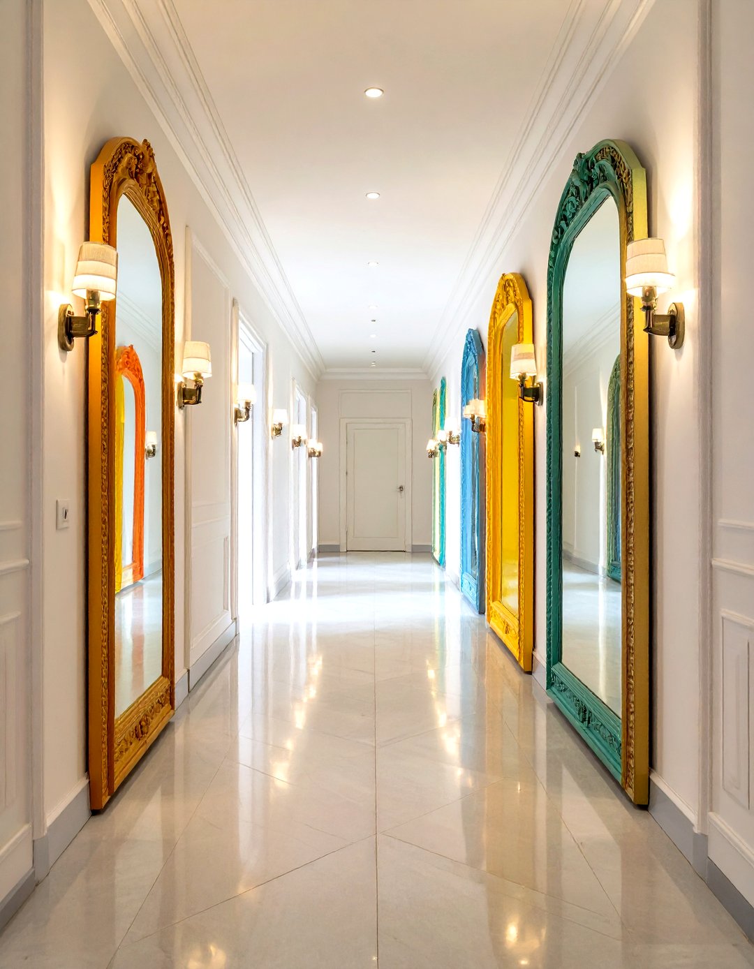 24 Hallway Mirror Ideas: Reflective Accents for Halls - Too Much Time