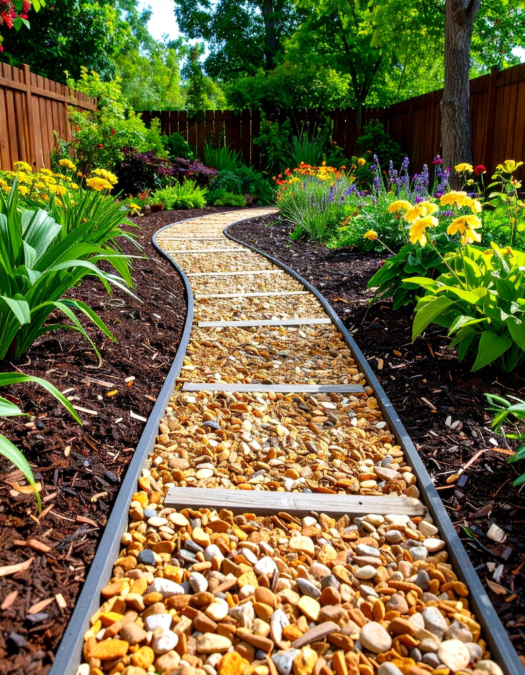 24 Mulch Pathway Ideas for a Tidy Mulch Pathway Look - Too Much Time