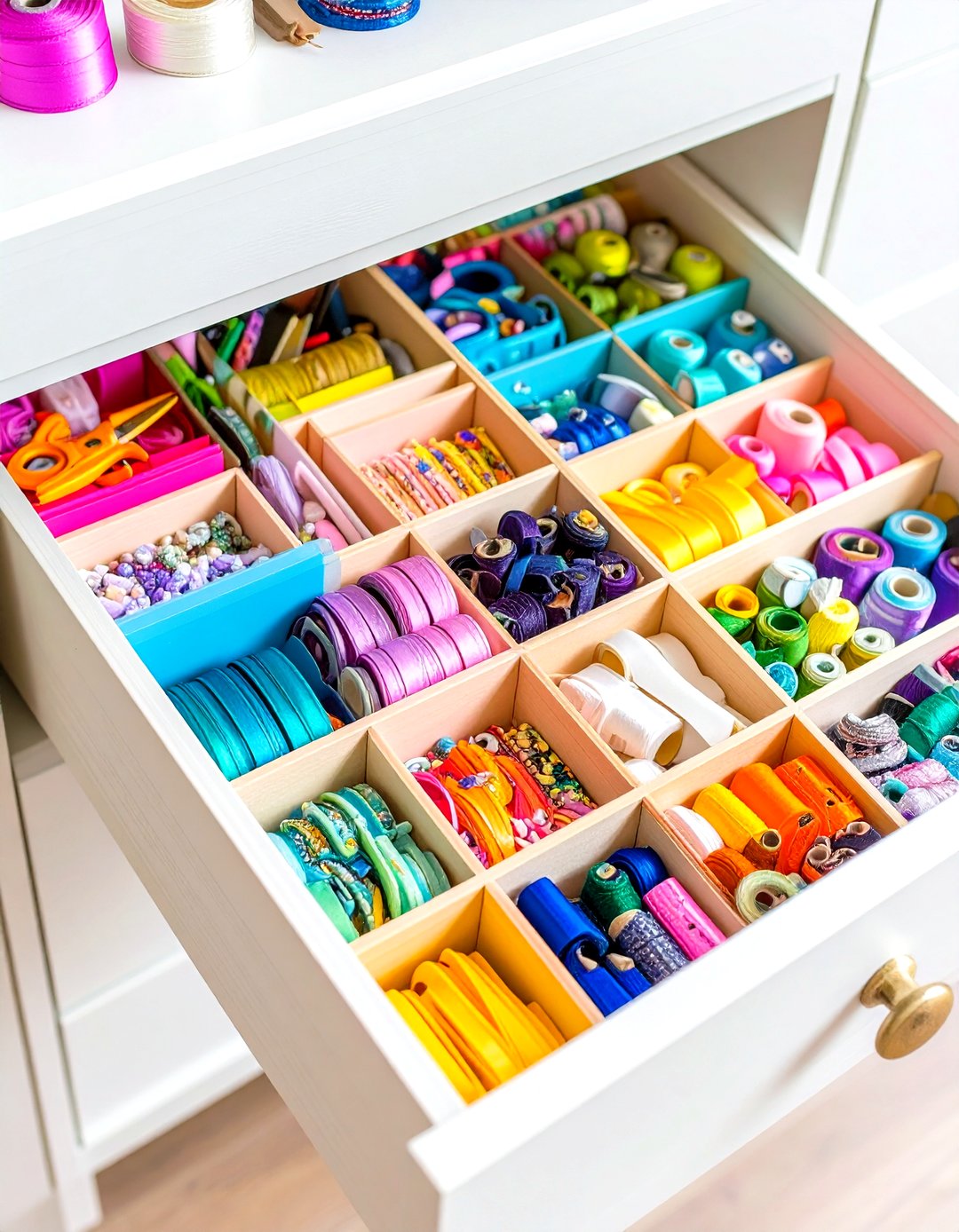 24 Ribbon Storage Ideas for Tidy Craft Spaces At Home - Too Much Time