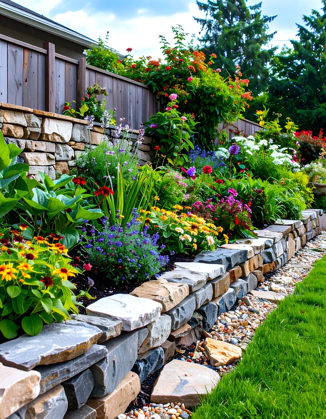 24 Retaining Wall Ideas for Sloped Backyard: Durable - Too Much Time