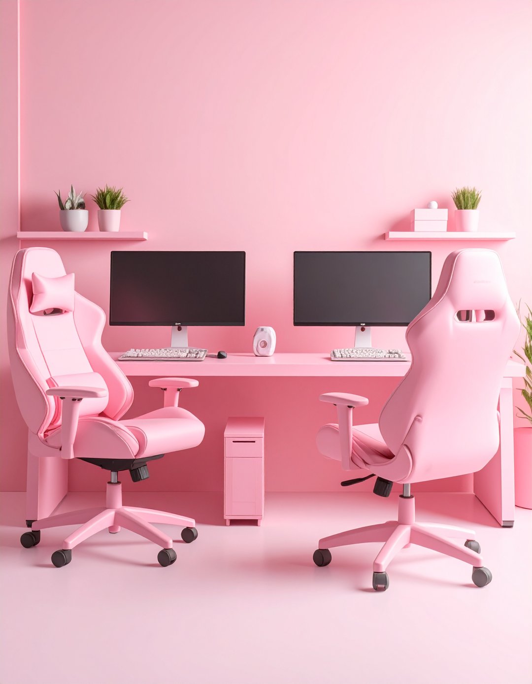 24 Pink Gaming Setup Ideas for a Sleek Workspace Setup - Too Much Time