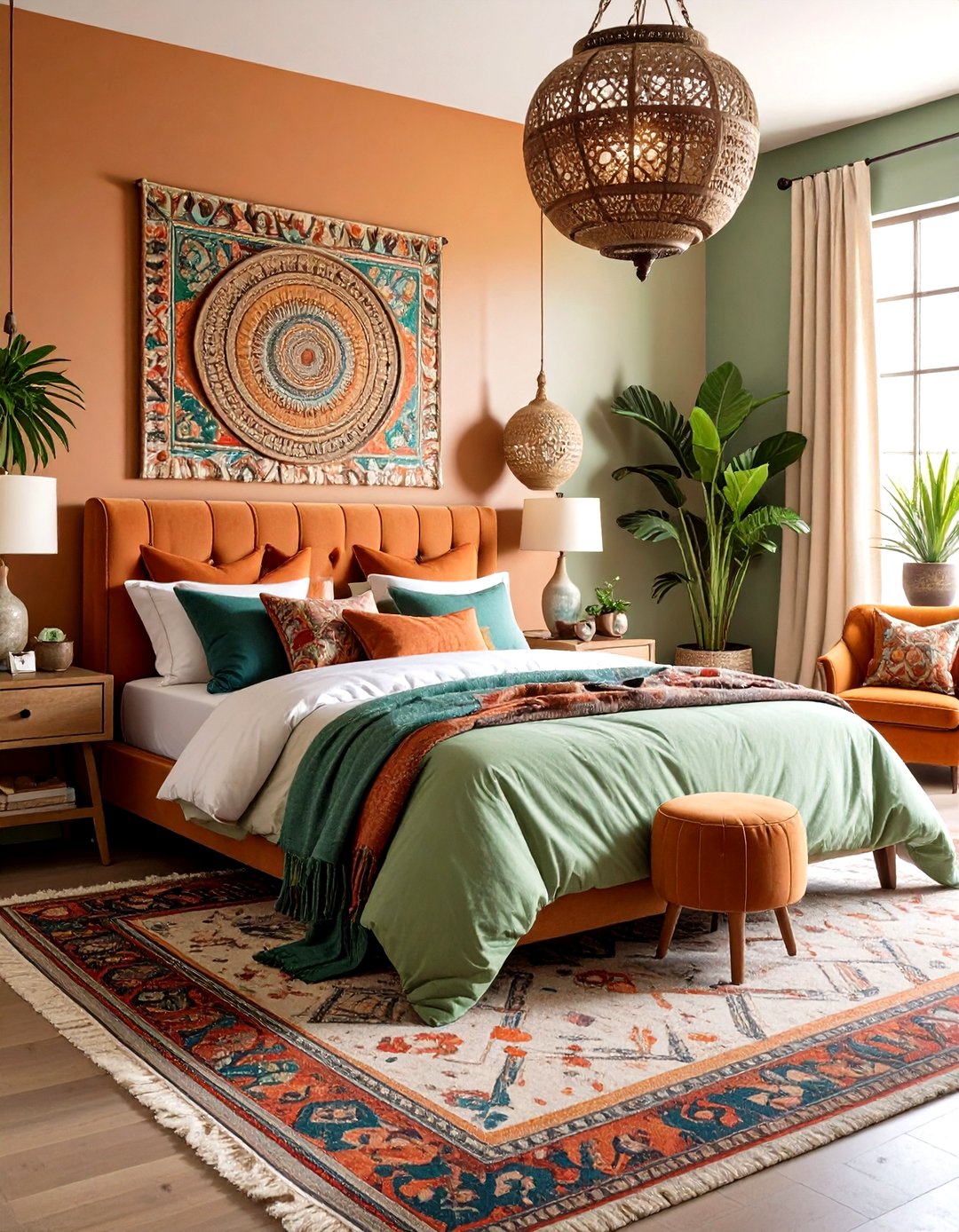 24 Rust Bedroom Ideas: Cozy, Worn-in Charm Cozy Details - Too Much Time