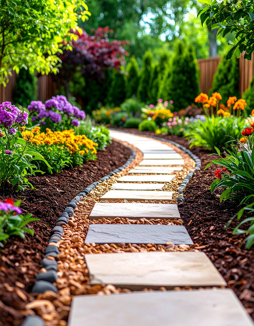 24 Mulch Pathway Ideas for a Tidy Mulch Pathway Look - Too Much Time