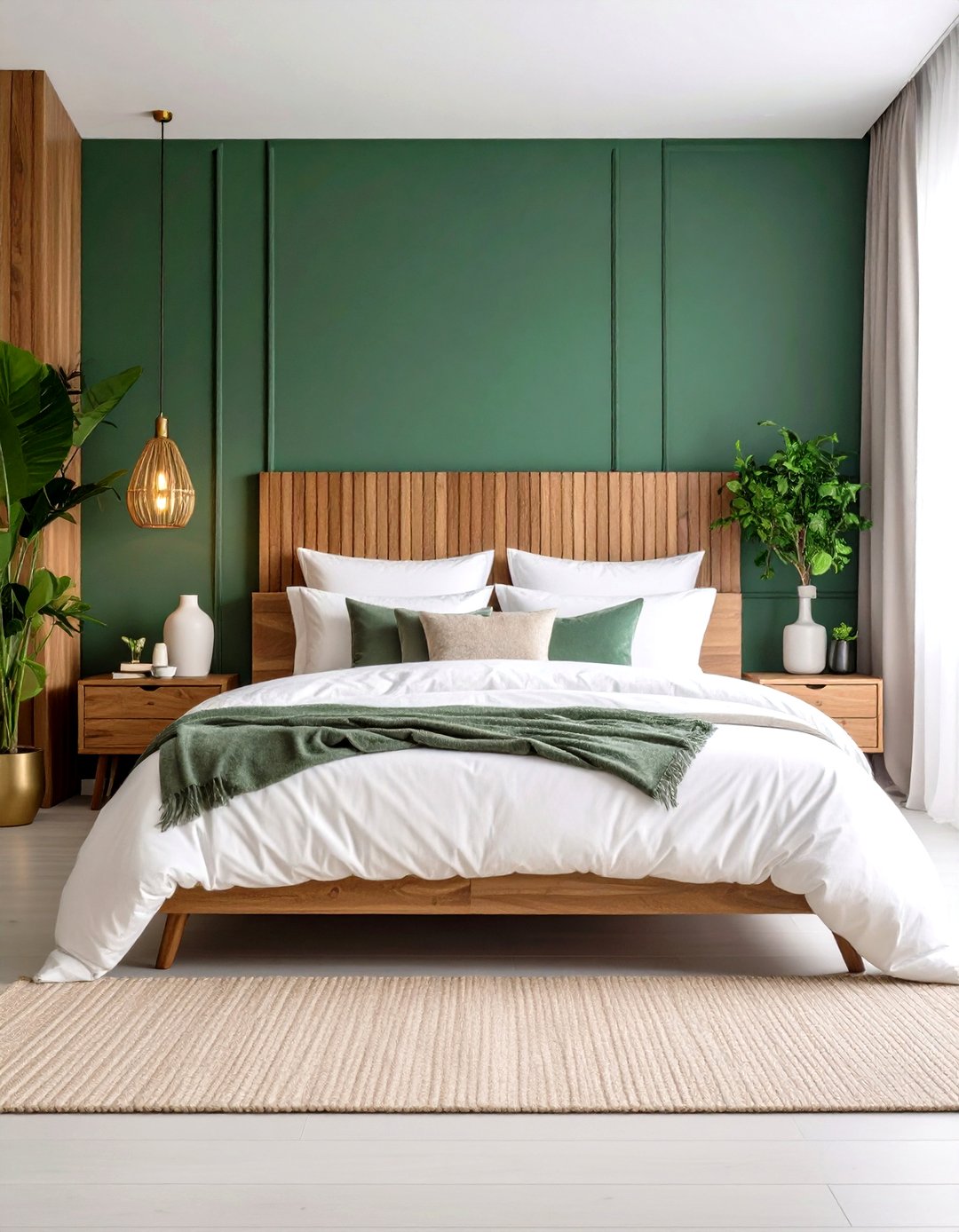 24 Emerald Green Bedroom Ideas to Create Calm and Style - Too Much Time