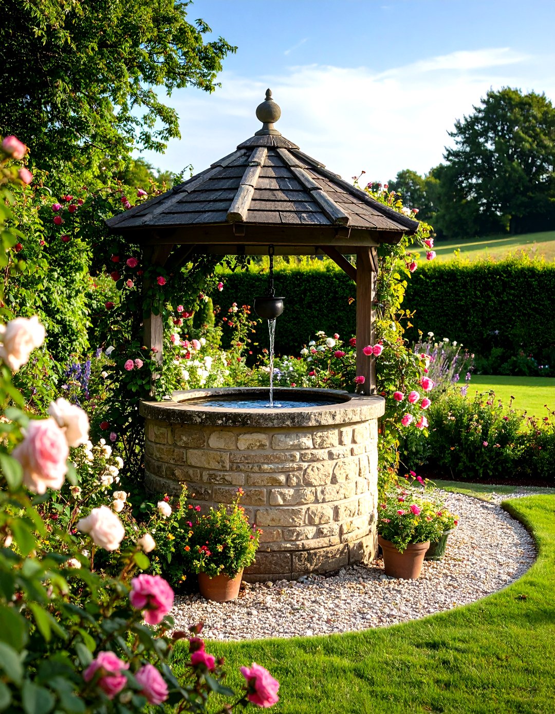24 Outdoor Wishing Well Garden Ideas: Cozy Yard Focal - Too Much Time
