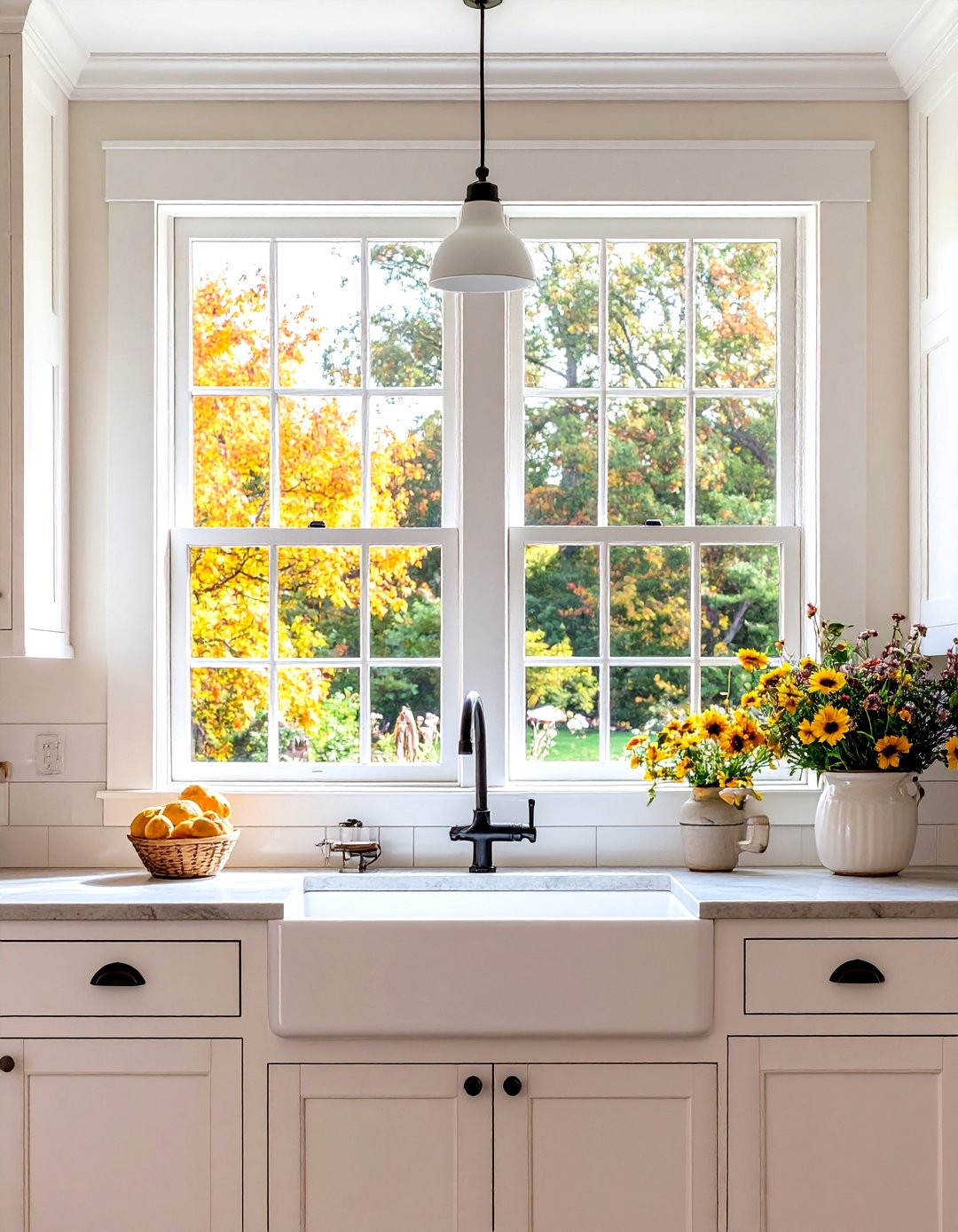 24 Kitchen Window Ideas Over Sink to Brighten Counters - Too Much Time