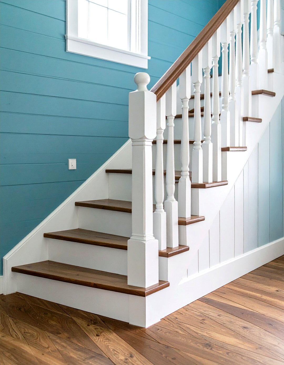 24 Painted Stair Ideas: Colorful Risers and Guardrails - Too Much Time