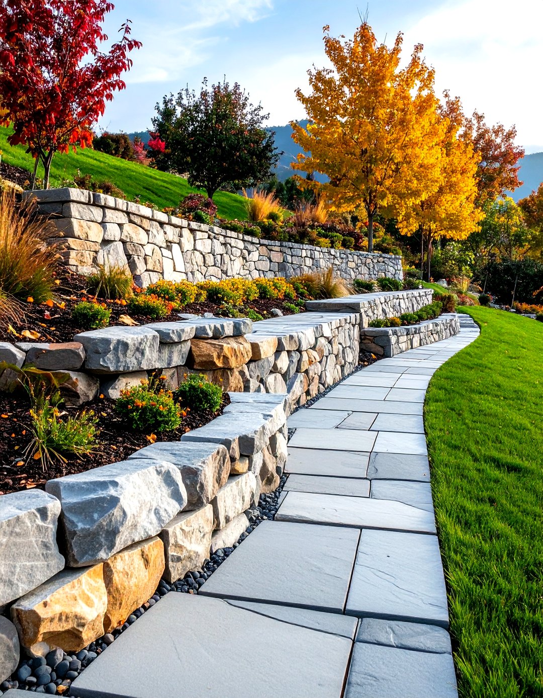 24 Flagstone Walkway Ideas: Design Tips for Curb Appeal - Too Much Time
