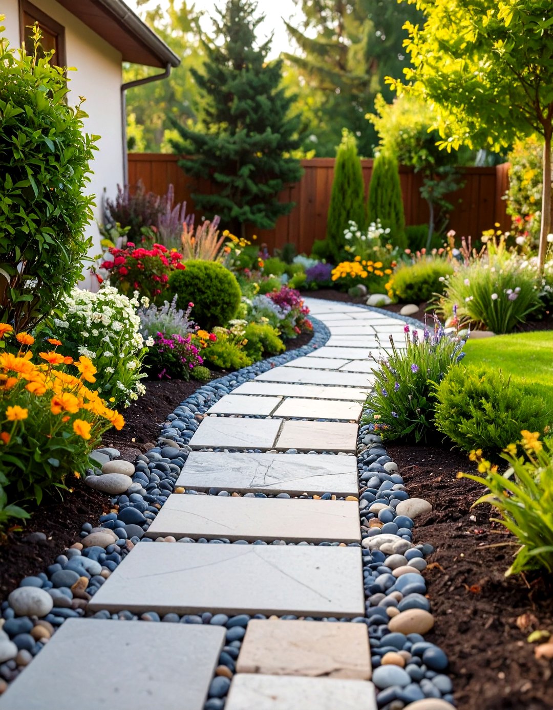 24 Rock Walkway Ideas: Creating Charming Pathways Now - Too Much Time