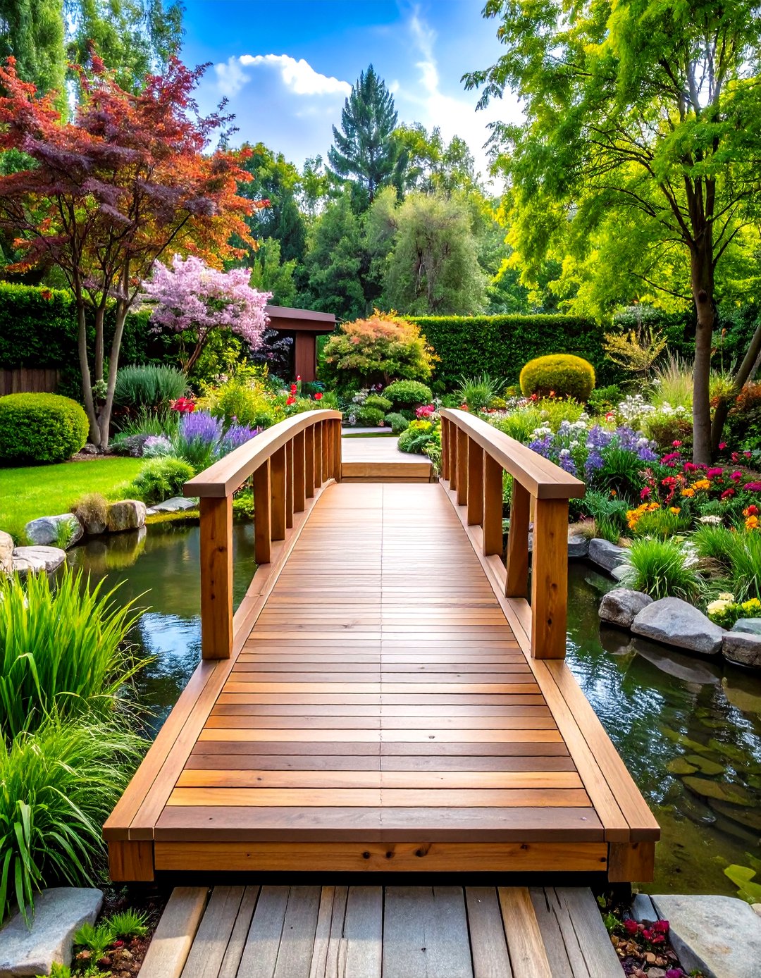 24 Garden Bridge Ideas: Arched Spans That Charm Gardens - Too Much Time