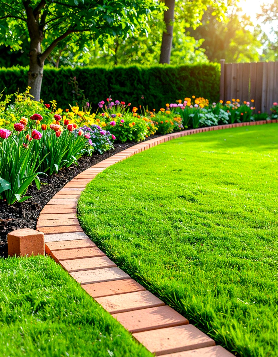 24 Brick Edging Ideas to Elevate Paths and Borders - Too Much Time