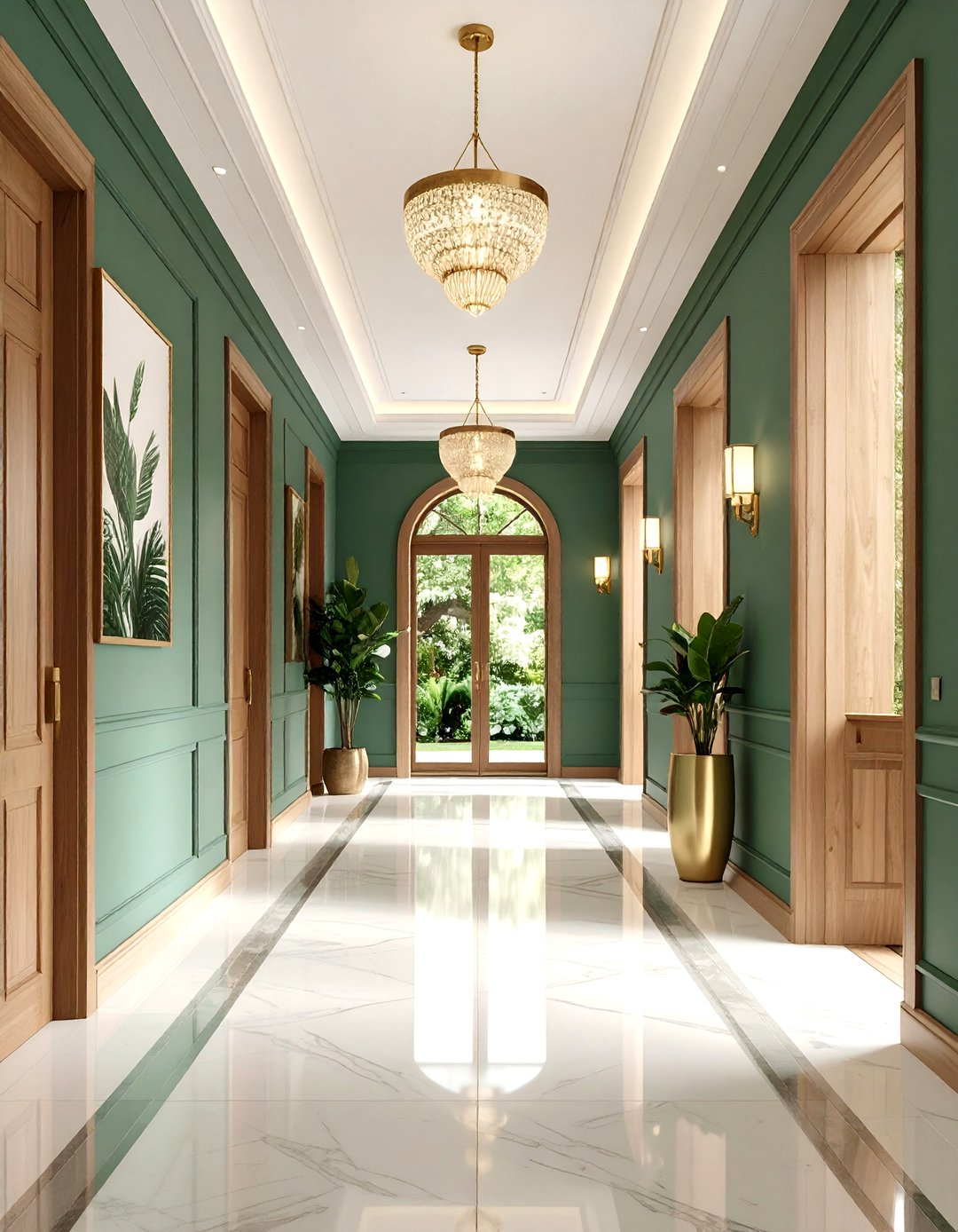 24 Dark Hallway Ideas for Dramatic Entryways Today - Too Much Time