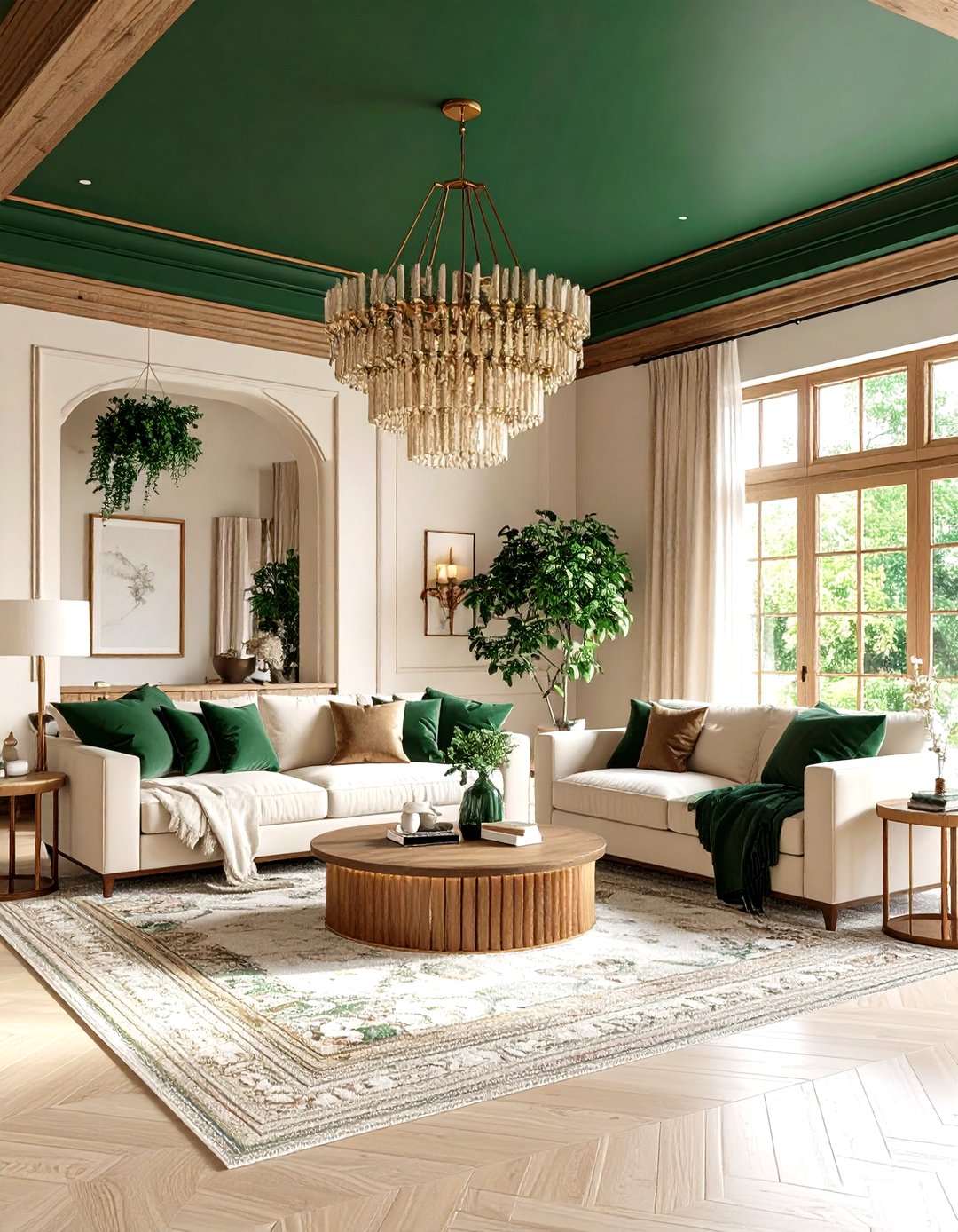 24 Green Ceiling Ideas to Brighten Kitchens and Baths - Too Much Time