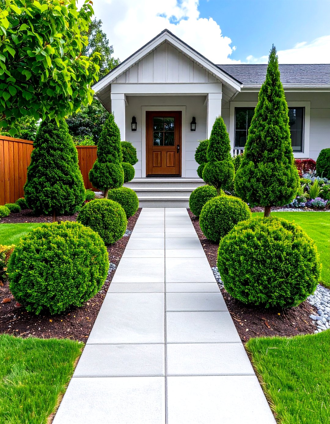24 Front Yard Evergreen Landscaping Ideas: Expert Tips - Too Much Time