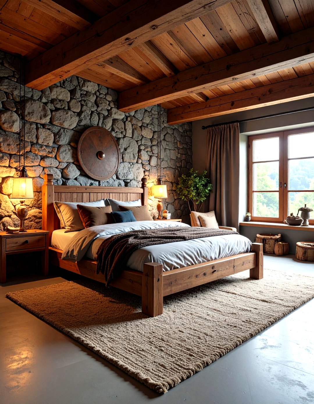 24 Viking Bedroom Ideas: Bold Nordic-inspired Retreats - Too Much Time