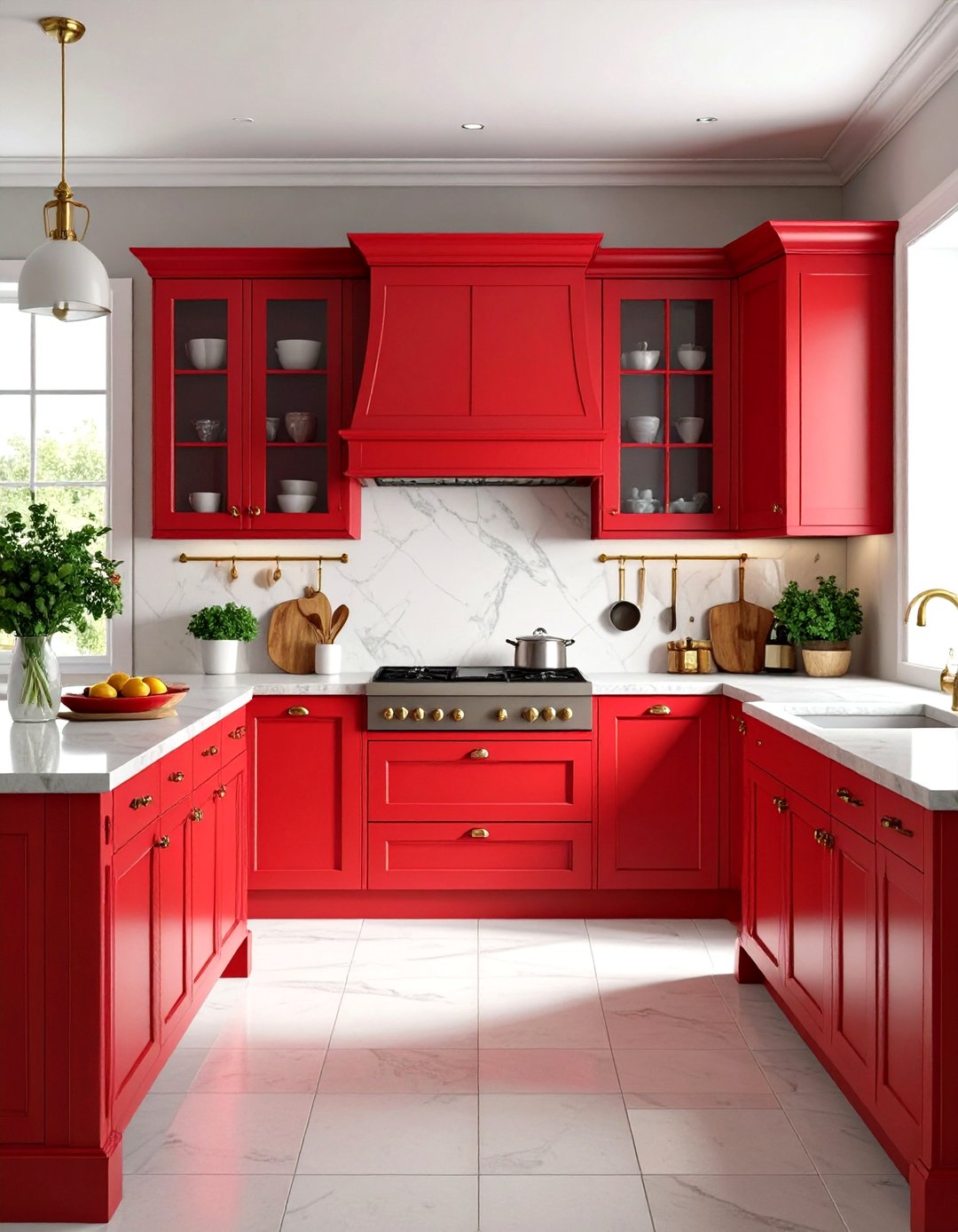 24 Red Kitchens for Bold, Stylish Kitchen Updates Now - Too Much Time