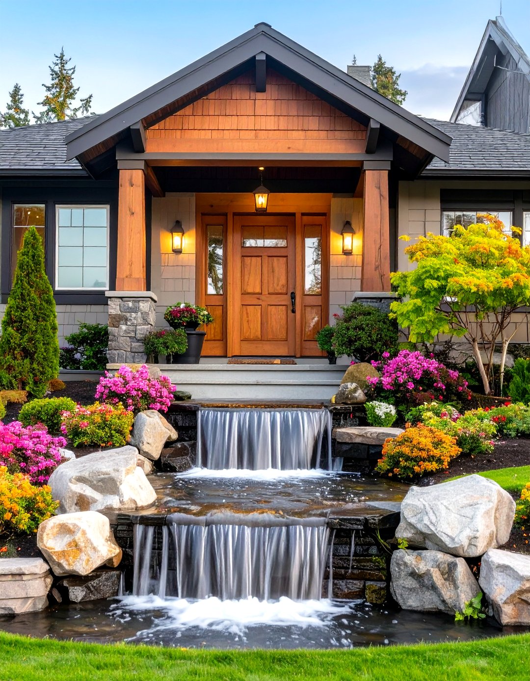 24 Pondless Waterfall Design Ideas for Outdoor Water - Too Much Time