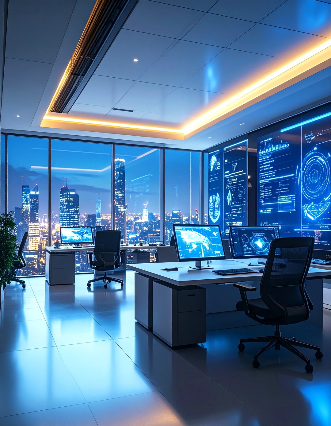 24 Office Wallpaper Ideas to Elevate Your Workspace - Too Much Time