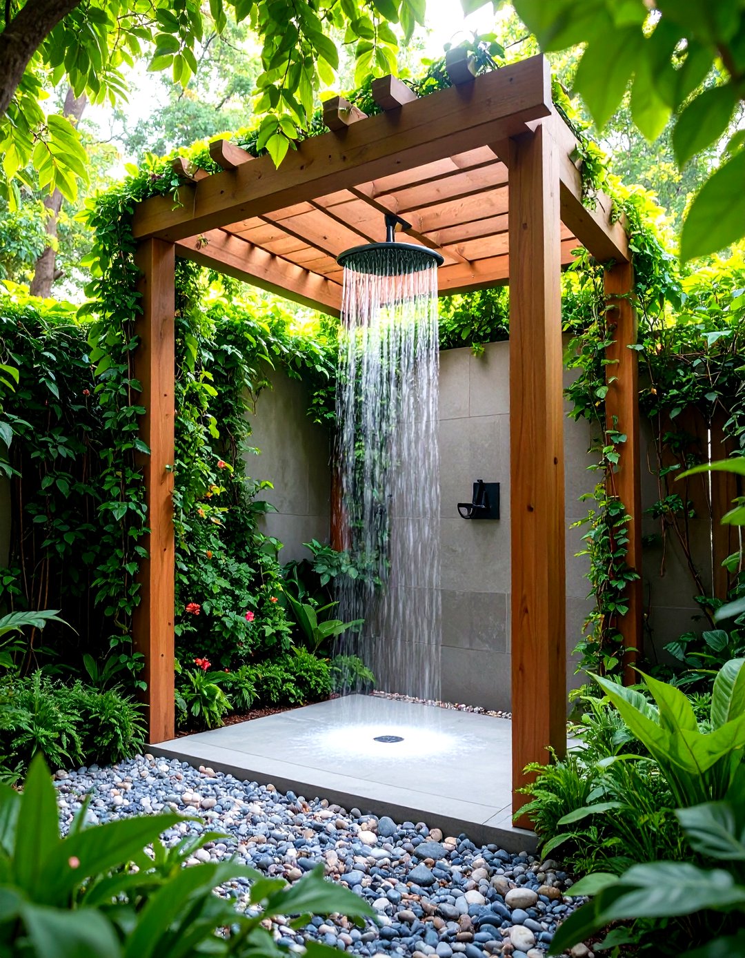 24 Outdoor Shower Ideas: Transform Your Garden Bath - Too Much Time