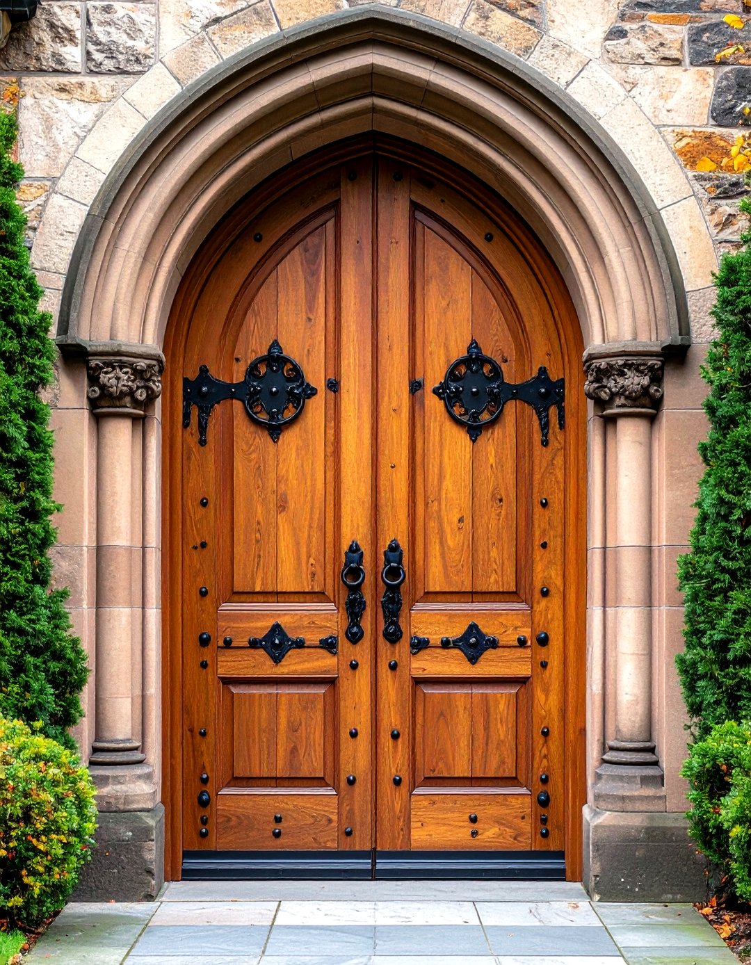 24 Gothic Front Door Ideas: Spooky Curb Appeal At Entry - Too Much Time