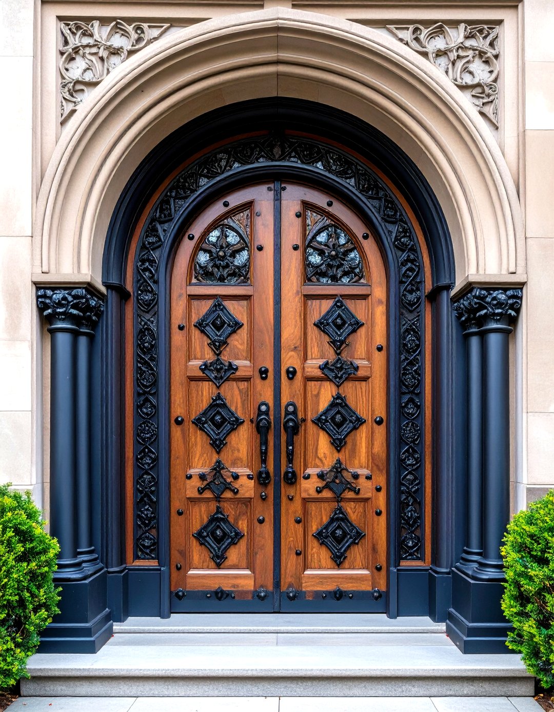 24 Gothic Front Door Ideas: Spooky Curb Appeal At Entry - Too Much Time