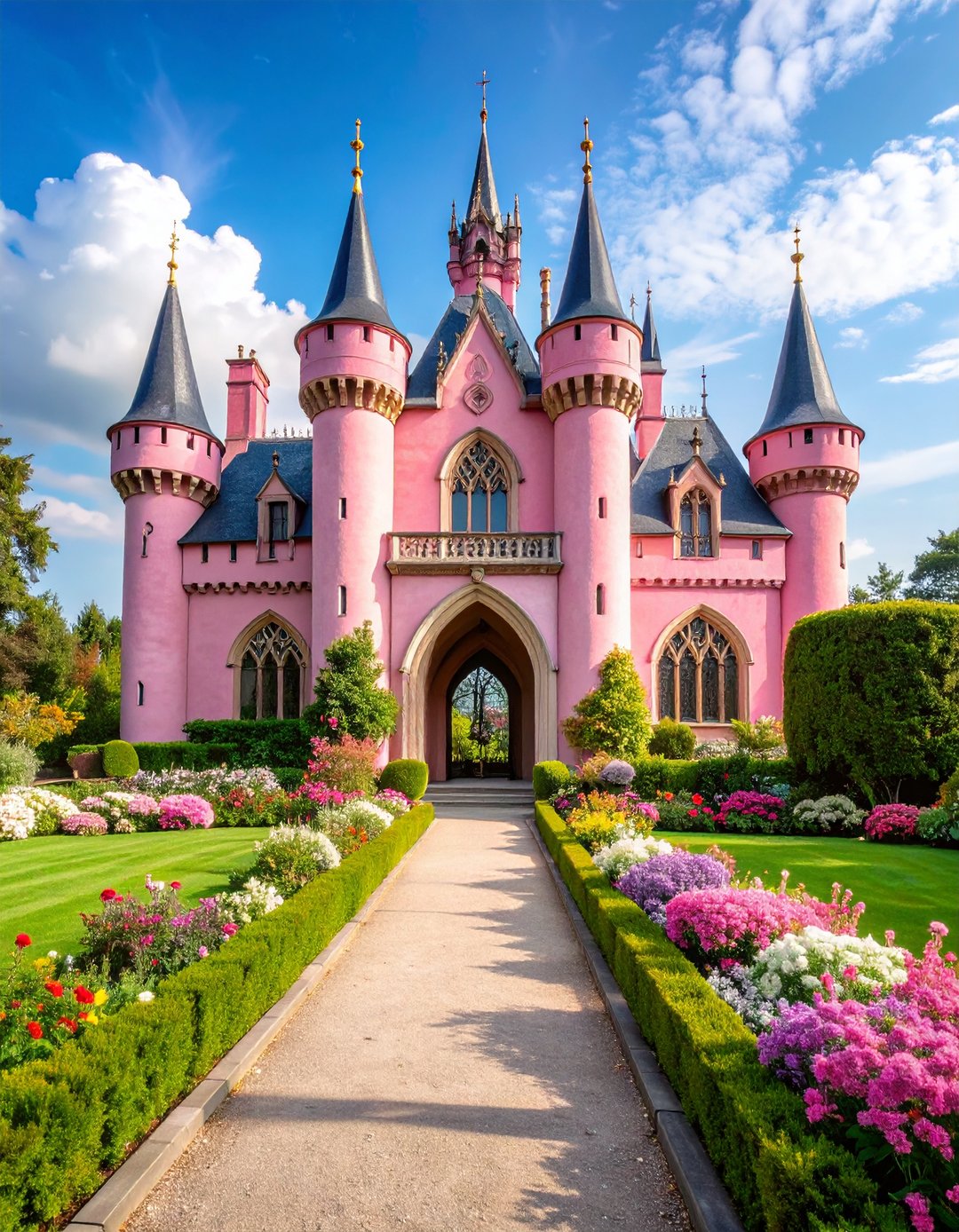 24 Pink House Exterior Ideas for a Vibrant Curb Appeal - Too Much Time