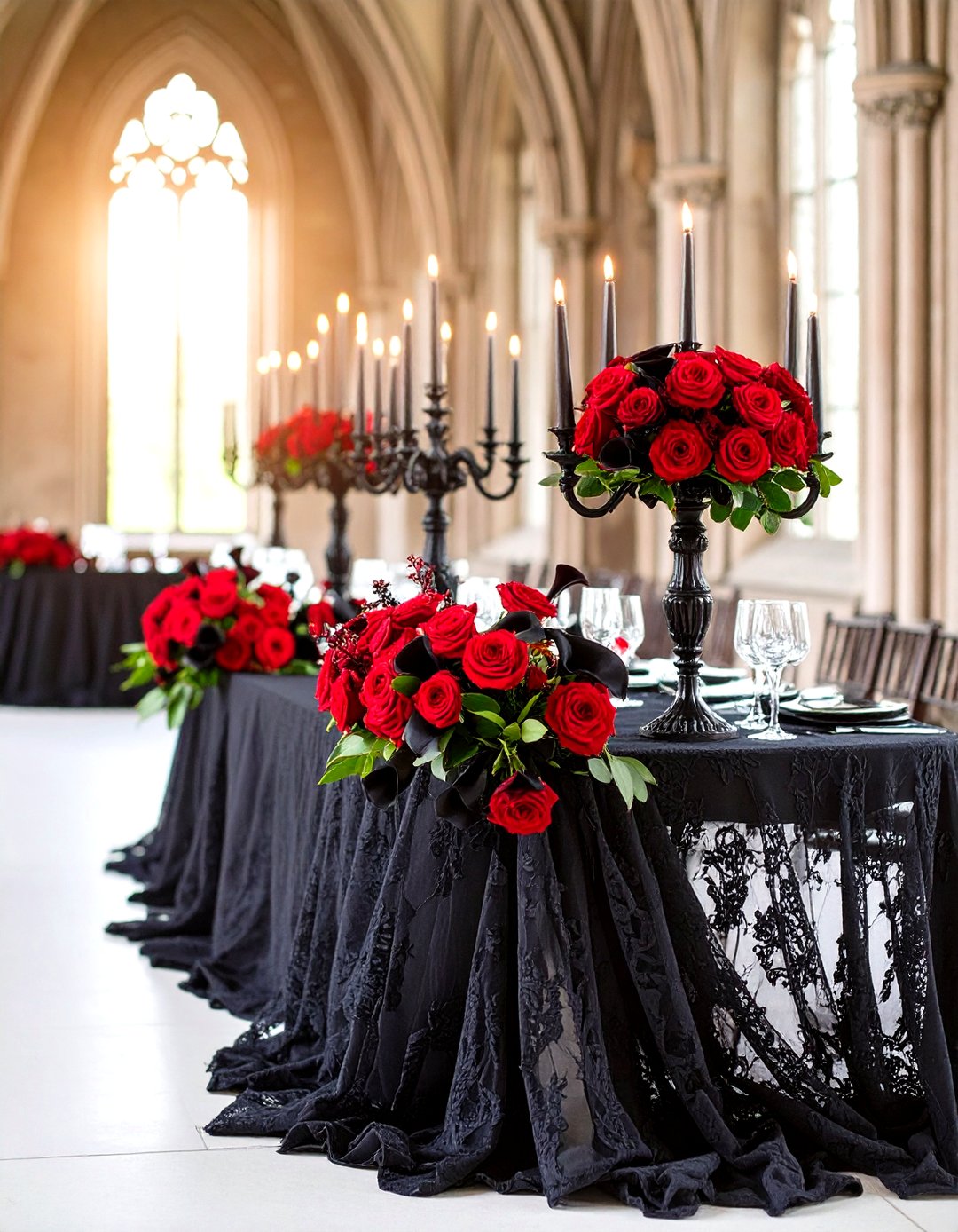24 Black-themed Wedding Ideas for Dramatic Celebrations - Too Much Time