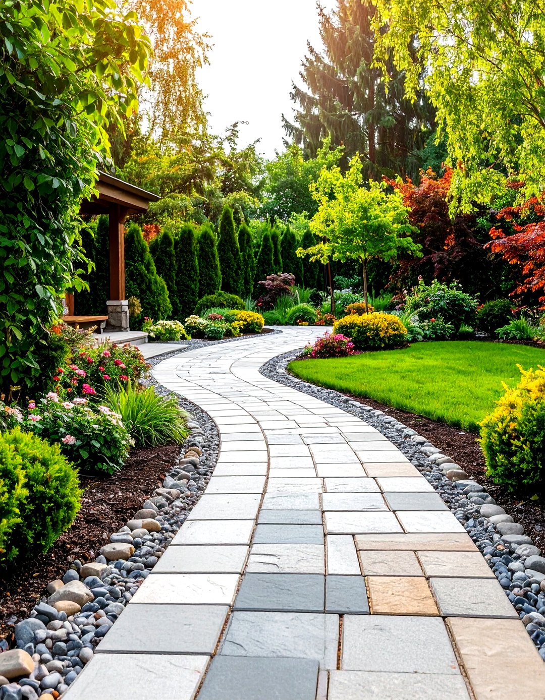 24 Granite Walkway Ideas for Durable Paths and Safety - Too Much Time