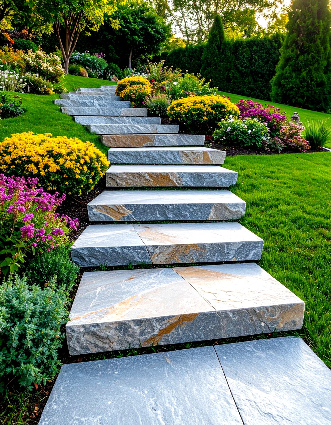 24 Sloped Walkway Ideas for Outdoor Paths and Steps - Too Much Time