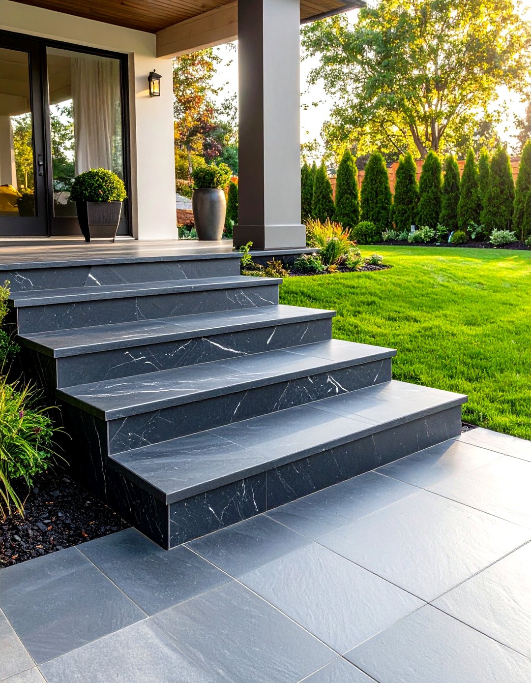 24 Patio Steps Ideas: Stylish and Safe Designs Today - Too Much Time